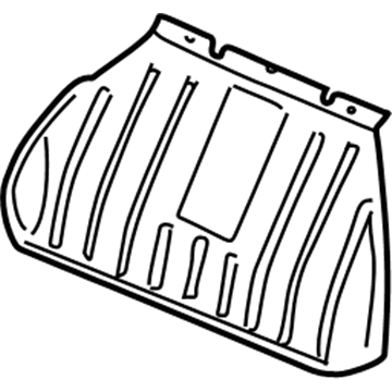 85784-39010 Genuine Hyundai Trim-Partition Side LH