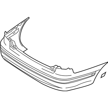 86610-2D500 Genuine Hyundai Rear Bumper Cover Assembly