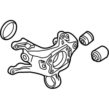 52720-2S000 Genuine Hyundai Carrier Assembly-Rear Axle,RH