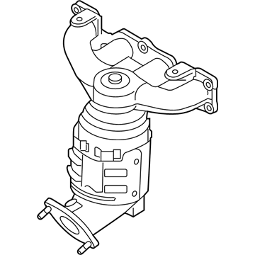 28510-2G445 Genuine Hyundai Exhaust Manifold Catalytic Assembly