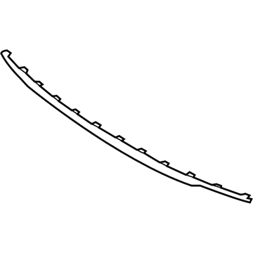 86689-F2500 Genuine Hyundai Moulding-Rear Bumper Lower,Center