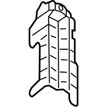 29134-F2650 Genuine Hyundai Air Guard, Right