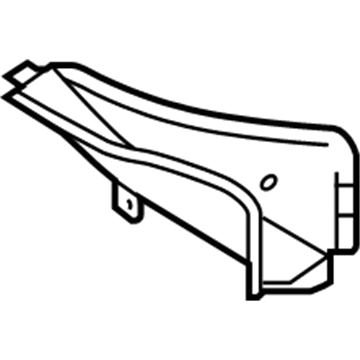 64547-E6000 Genuine Hyundai Bracket-Front Fender,RH