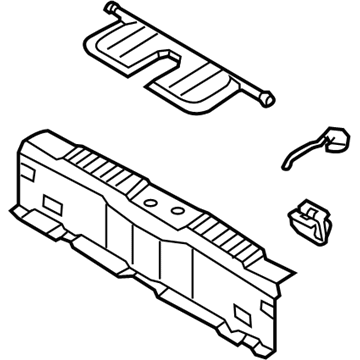 85770-3N000 Genuine Hyundai Trim-Transverse Rear