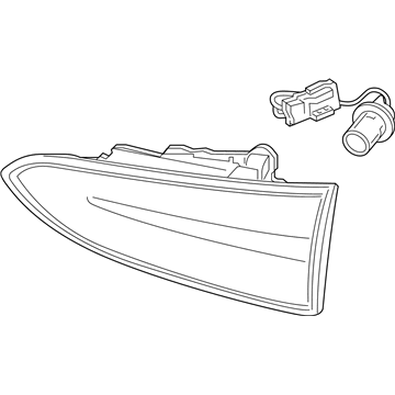 92404-S2100 Genuine Hyundai Lamp Assembly-Rear Comb Inside,RH