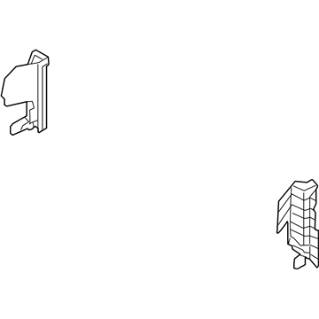 29136-G3300 Genuine Hyundai Air Guard, Left