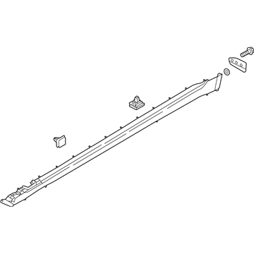 87752-B1001 Genuine Hyundai Moulding Assembly-Side Sill,RH