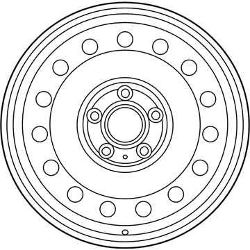 52910-2K905 Genuine Hyundai Temporary Wheel Assembly