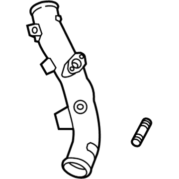 28262-2B780 Genuine Hyundai Pipe-Water Outlet