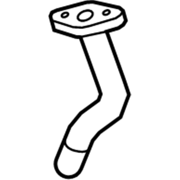 28249-2C401 Genuine Hyundai Pipe-TURBOCHARGER Oil Drain "B