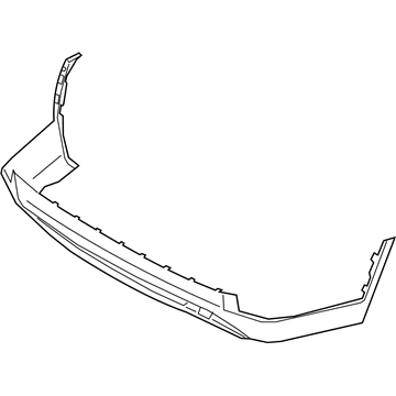 86650-S8100 Genuine Hyundai Cover-RR Bumper LWR