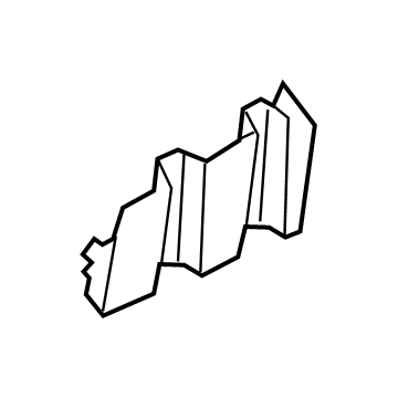 86675-S8000 Genuine Hyundai Cover-RR Bumper Under,LH