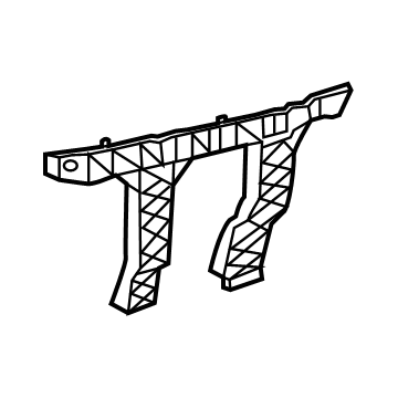 86652-S8000 Genuine Hyundai Bracket-RR Bumper Side MTG,RH