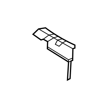 86861-S8000 Genuine Hyundai Guard Assembly-Rear Deflector,LH