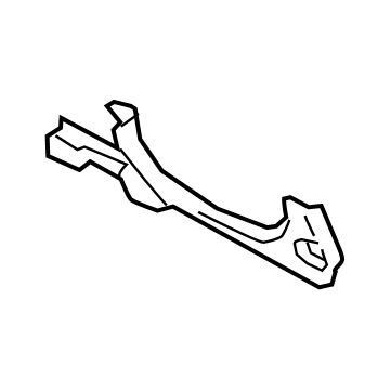 84755-S2000 Genuine Hyundai Bracket-Knee BOLSTER REINF