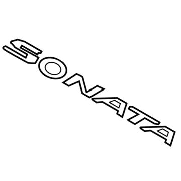 Genuine Hyundai Sonata Emblem