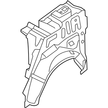 71610-4R000 Genuine Hyundai Panel Assembly-Quarter Inner Lower,LH