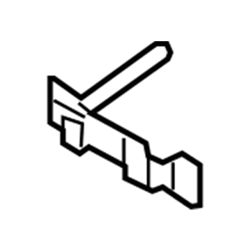 86642-F2100 Genuine Hyundai Stay-Rear Bumper RH