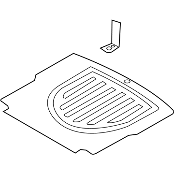 85710-F2750-MC Genuine Hyundai Mat Assembly-Luggage Covering