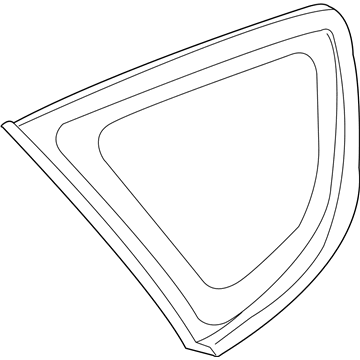 87820-2L160 Genuine Hyundai Glass & MOULDING Assembly-Quarter