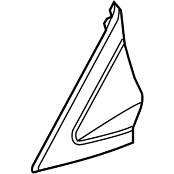 86190-4Z000 Genuine Hyundai Garnish Assembly-Delta RH