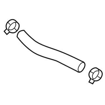 25414-F2500 Genuine Hyundai Hose Assembly-Radiator,Upper