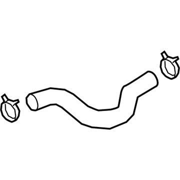 25414-J3000 Genuine Hyundai Hose Assembly-Radiator,UPR