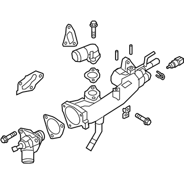 25600-3L380 Genuine Hyundai Control Assembly-COOLANT TEMPERATU