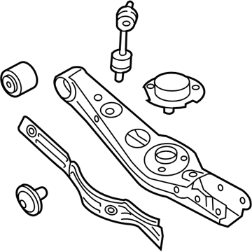 55210-D3050 Genuine Hyundai Arm Complete-Rear Lower,LH
