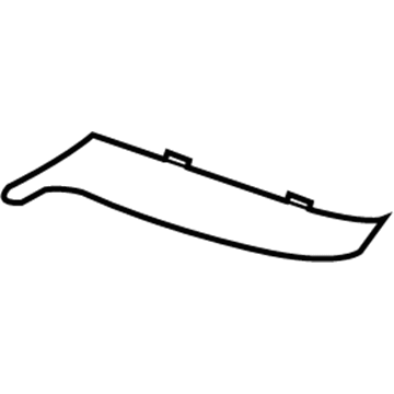 86352-3X200 Genuine Hyundai Piece-Radiator Grille,LH