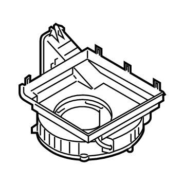 97114-S2000 Genuine Hyundai Case-Blower,UPR