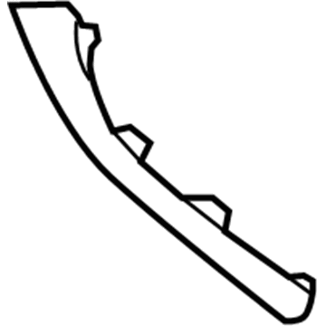 86354-2W000 Genuine Hyundai Piece-Radiator Grille NO.2