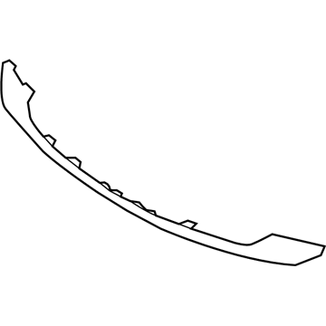 86355-2W000 Genuine Hyundai Piece-Radiator Grille NO.3