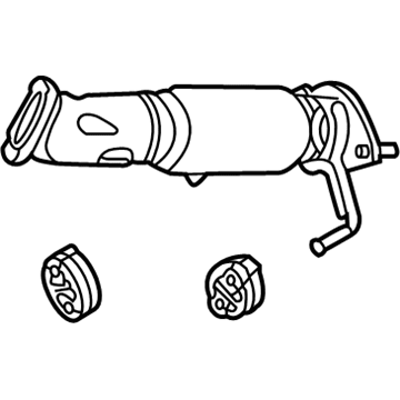 28610-K9100 Genuine Hyundai Front Muffler Assembly