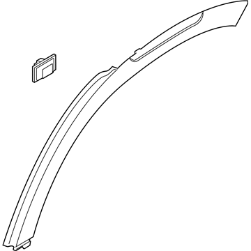 87741-K2010 Genuine Hyundai GARNISH Assembly-Qtr Side,LH