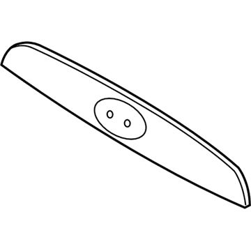 87371-1E010 Genuine Hyundai Moulding-Back Panel