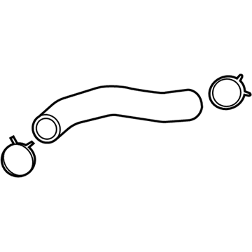 25414-K2100 Genuine Hyundai Hose Assembly-Radiator,UPR