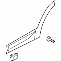 87732-S2300 - Genuine Hyundai GARNISH ASSY-RR DR SIDE,RH