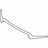 86585-G2000 Genuine Hyundai Moulding-Front Bumper Center,Upper