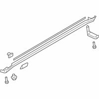 87751-3K000 Genuine Hyundai MOULDING ASSEMBLY-SIDE SILL,LH