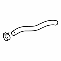 25414-J3400 Genuine Hyundai Hose Assembly-Radiator,UPR