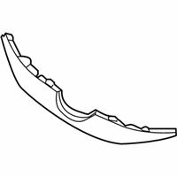 86352-2S100 - Genuine Hyundai PIECE-RADIATOR GRILLE,UPPER