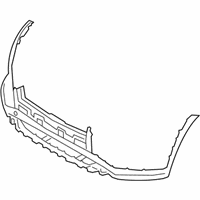 86512-S8010 Genuine Hyundai Cover-FR Bumper,LWR