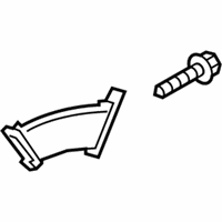 86584-4Z500 - Genuine Hyundai AIR DUCT-FRONT BUMPER,RH