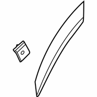 87782-J9000 Genuine Hyundai GARNISH Assembly-Rear Door NO.2 RH