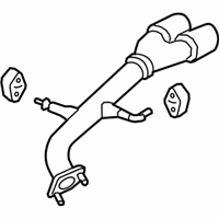 28710-4Z500 - Genuine Hyundai MUFFLER ASSEMBLY-REAR