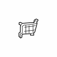 86572-K4000 - Genuine Hyundai AIR DUCT-FR BUMPER,RH