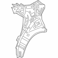 71602-J0050 Genuine Hyundai Panel Assembly-Quarter Inner,RH