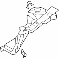 64501-4R000 Genuine Hyundai Panel Assembly-Fender Apron,LH
