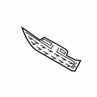 86566-J9000 Genuine Hyundai MESH-FRONT BUMPER SIDE,RH